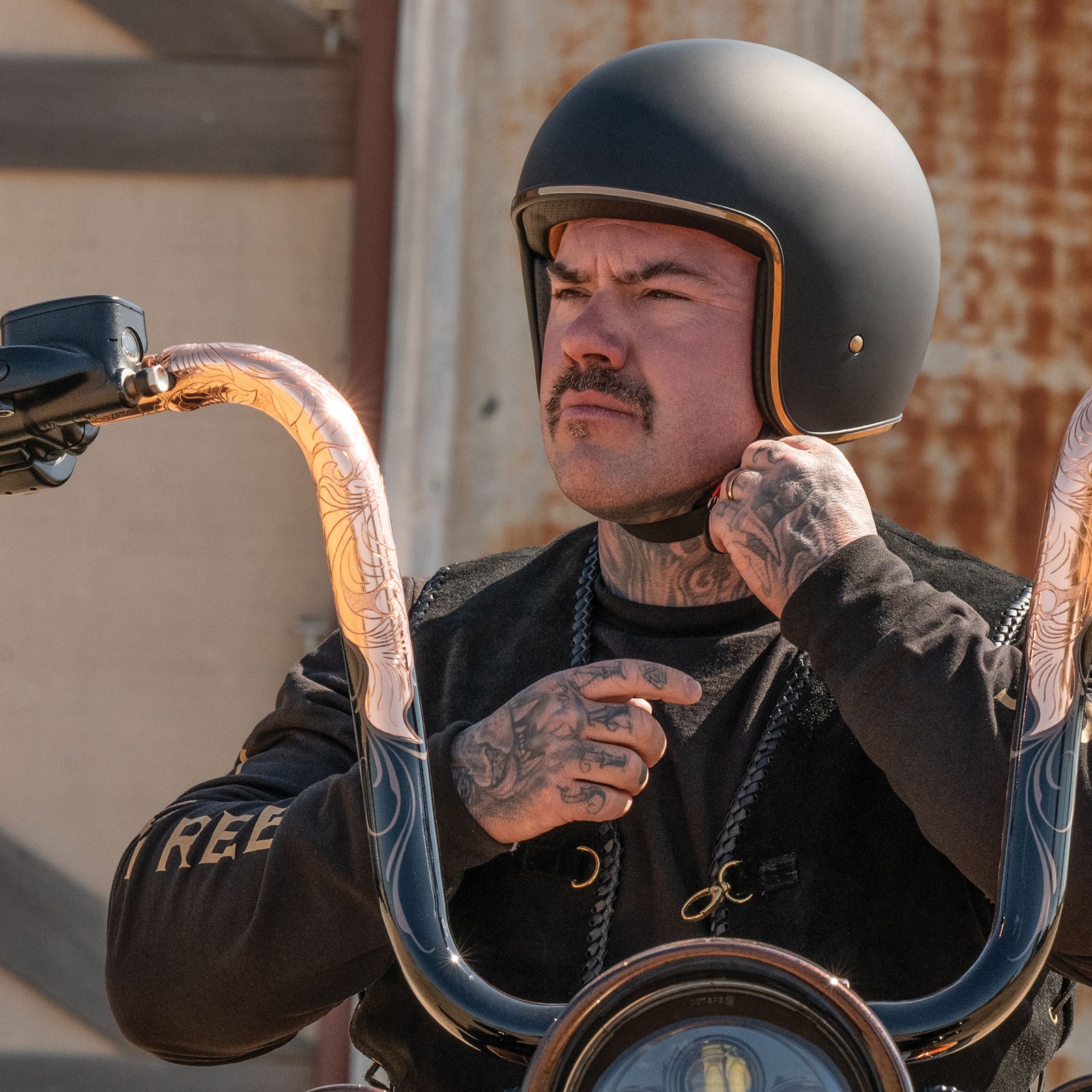 Johnny Reb | '1984' Gold Burke Open Face Helmet