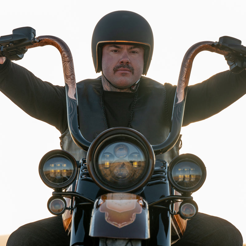 Johnny Reb | '1984' Gold Burke Open Face Helmet