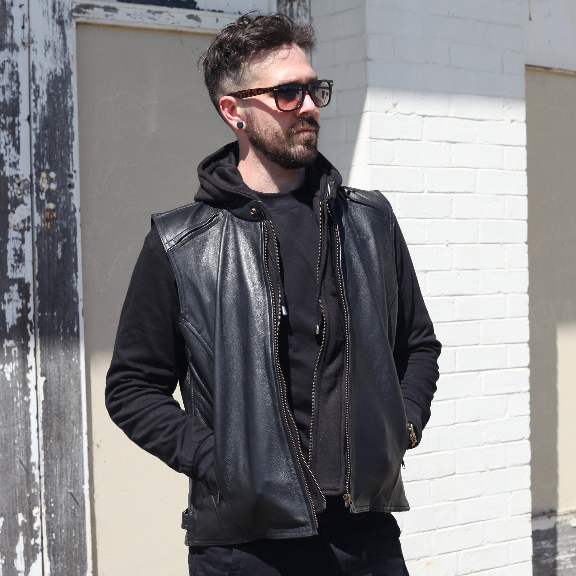Johnny Reb | Men's Hawkesbury Leather Vest